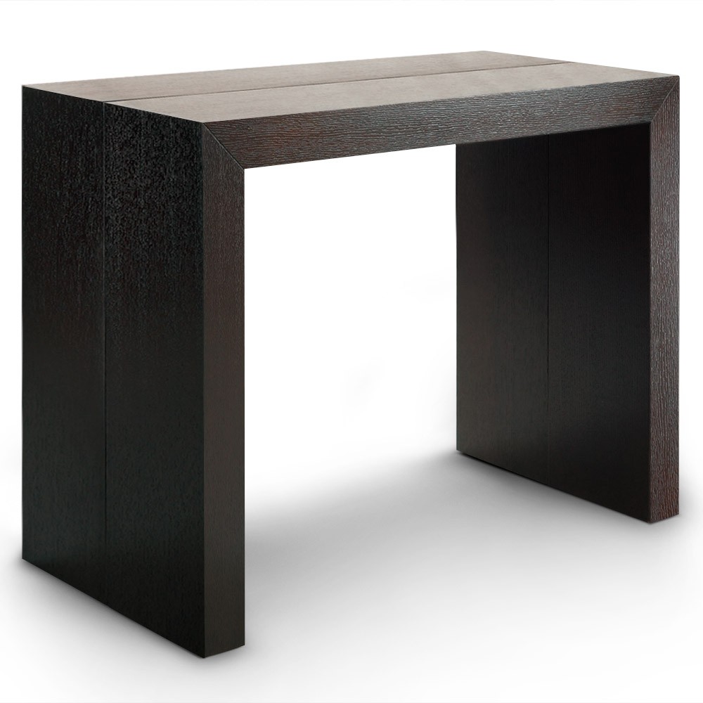 Table Console Extensible Oxalys imitation Bois wenge