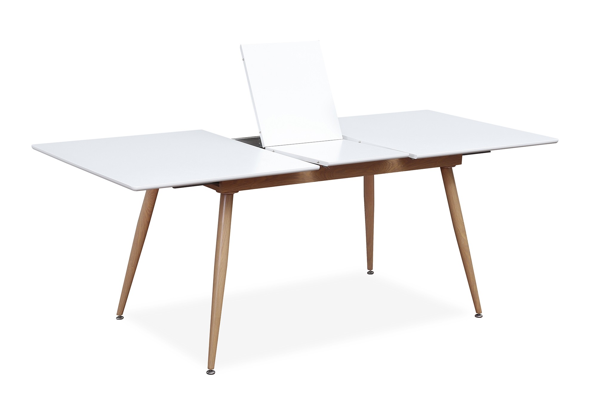 Table extensible scandinave Betty Blanc